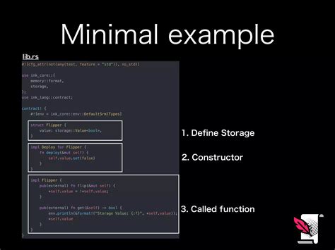 Smart Contract Language On Substrate Ink PPT