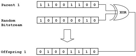 Example Illustrating The Bitwise Operation Of The Mutation Process