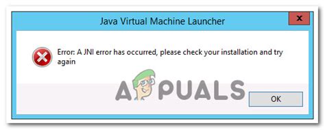 Fix A JNI Error Has Occurred In Minecraft