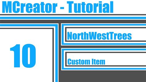 mcreator tutorial custom item 1 5 2 youtube