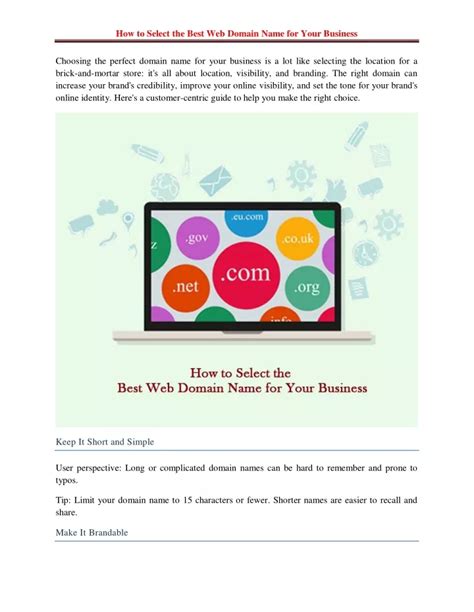 Ppt How To Select The Best Web Domain Name For Your Business Powerpoint Presentation Id 12529794