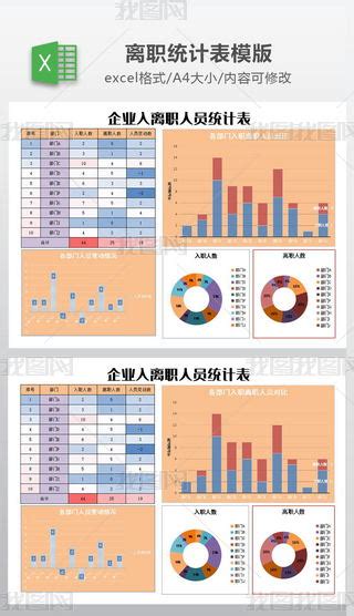 员工入离职统计表专题模板 员工入离职统计表图片素材下载 我图网 员工入离职统计表专题模板 员工入离职统计表图片素材下载 我图网
