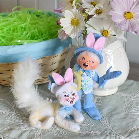 3in Easter Kitty Annalee Dolls