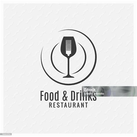 음식 및 음료 레스토랑 메뉴 흰색 배경에 포크와 와인 잔 접시 와인잔에 대한 스톡 벡터 아트 및 기타 이미지 와인잔 음식