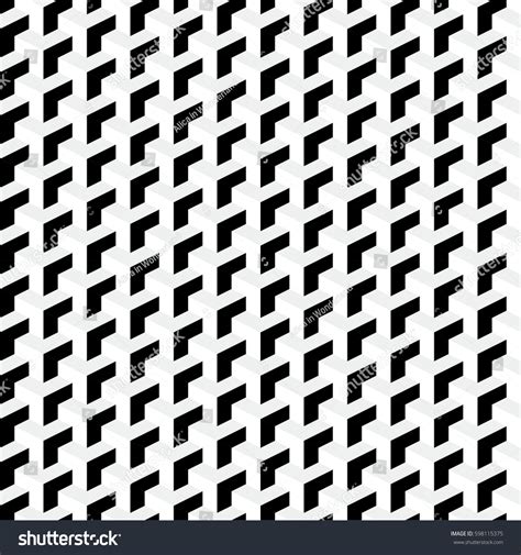 Cubes Seamless Pattern Geometric Background Optical Stock Vector Royalty Free 598115375