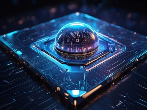 Modern Technology Circuit Board Stock Illustration Illustration Of