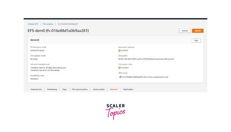 EFS In AWS Scaler Topics