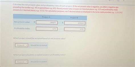 Calculate The Net Present Value And Profitability Chegg Com