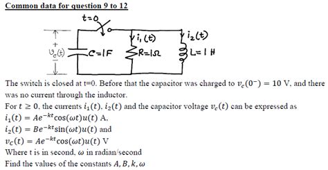 Capacitor Transient Analysis Of Parallel Rlc Circuit Electrical
