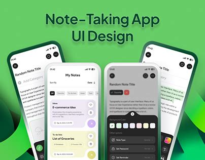 Notes Ui App Design Projects Photos Videos Logos Illustrations And Branding Behance