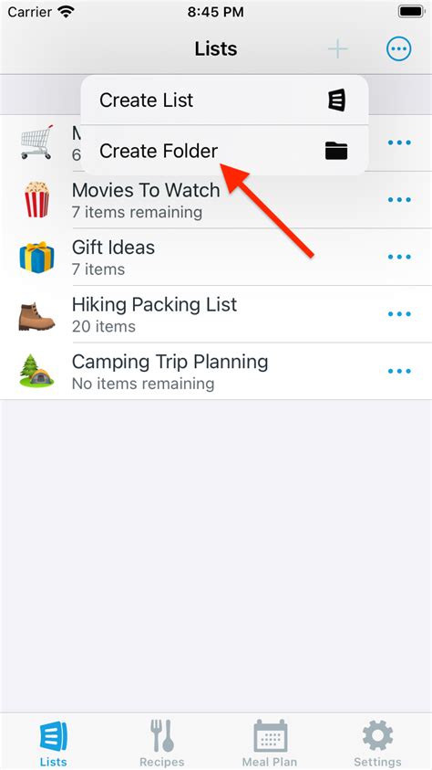 How Do I Organize My Lists With Folders AnyList Help