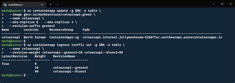 update apiapp lab container apps