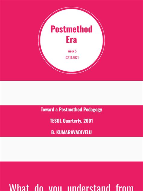 Postmethod Era Pdf