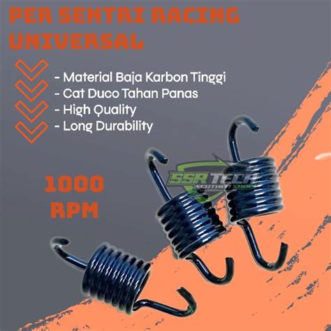 Per Sentri Kampas Otomatis Ganda Racing 1000 Rpm 1200 Rpm 1500 Rpm 2000