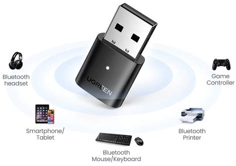 Купить Bluetooth адаптер Ugreen Cm390 Usb Bluetooth 5 0 передатчик для компьютера ноутбука