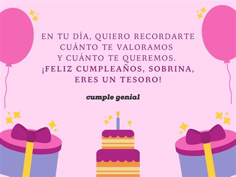 Carta Para Una Sobrina Que Cumple Anos
