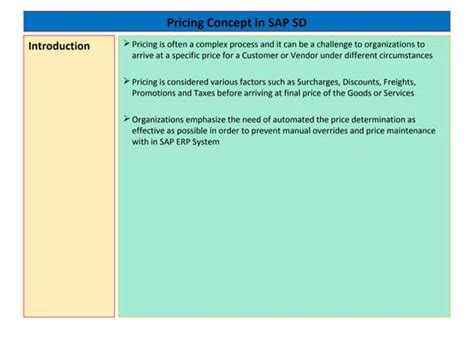 Sap Mm Pricing Procedure Sap Mm People Learning Pdf Databases Computer Software And