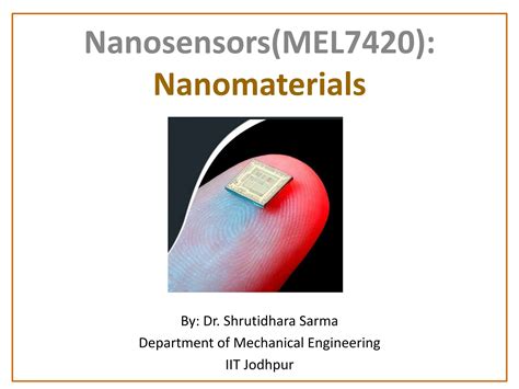 Nanomaterials And Quantum Confinementpptx