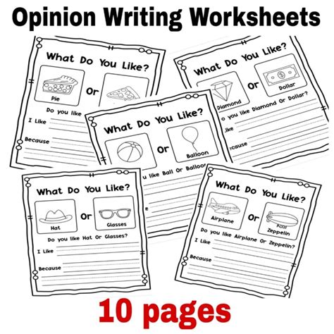 Fun Printable Opinion Writing Worksheets Castle Or Farm Lumina