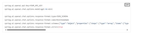 Java In Springai 100 Snapshot Why Am I Getting Unknown Parameter