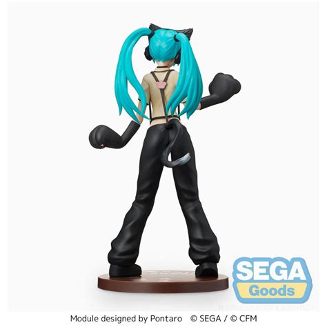 Sega Spm Hatsune Miku Nyanko Ver Pj Diva Arcade Future Tone Figure