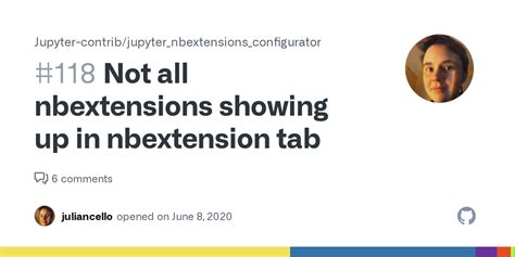 Not All Nbextensions Showing Up In Nbextension Tab · Issue 118 · Jupyter Contribjupyter