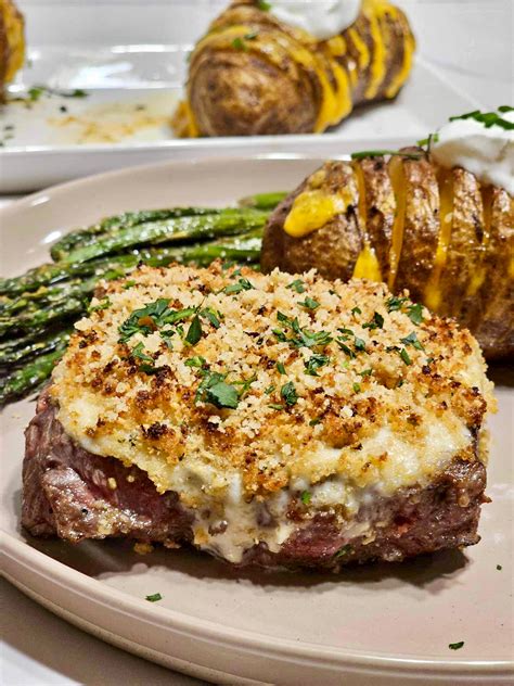 Parmesan Crusted Steak Krystels Cooking