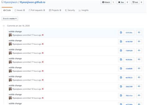 [github] git commit 되돌리기 hyeon s devlog