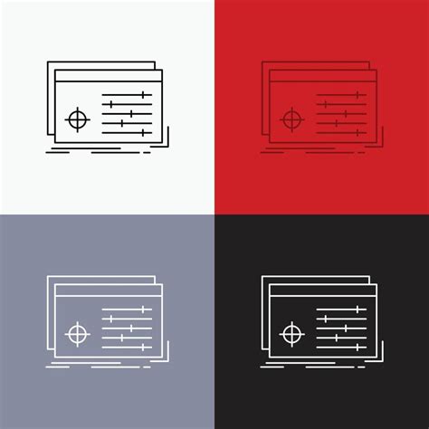 File Object Processing Settings Software Icon Over Various