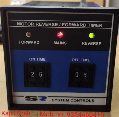 mukund three phase forward reverse timer laundry timer model me7991