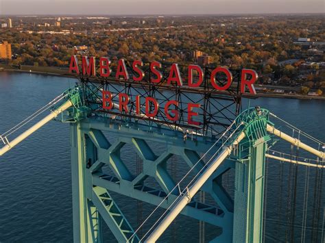 The Ambassador Bridge Rdetroit