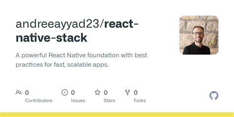 Github Andreeayyad React Native Stack A Powerful React Native Foundation With Best