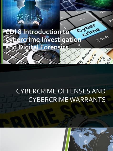 cdi 8 introduction to cybercrime investigation and digital forensics