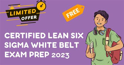Certified Lean Six Sigma White Belt Exam Prep 2023 Cigma Foundation