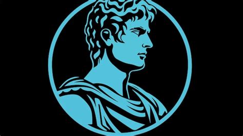 Caesar Icon Symbol Of Success And Leadership In Bicolor Design