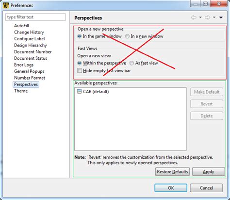 Eclipse Rcp Delete Perspective Manually Stack Overflow