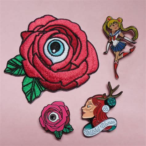 Gold Sailor Moon Enamel Pin Cult Fiction Press