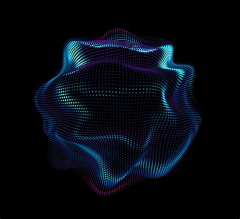 Free Vector Abstract Colorful Mesh On Dark Background