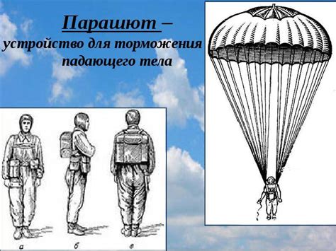 Парашют. Виды и устройство. Применение и особенности