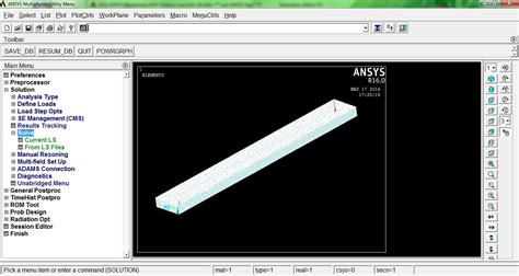 Capability And Application Of Ansys Problem Anaysis Using Apdl D Analysis Of Beam With