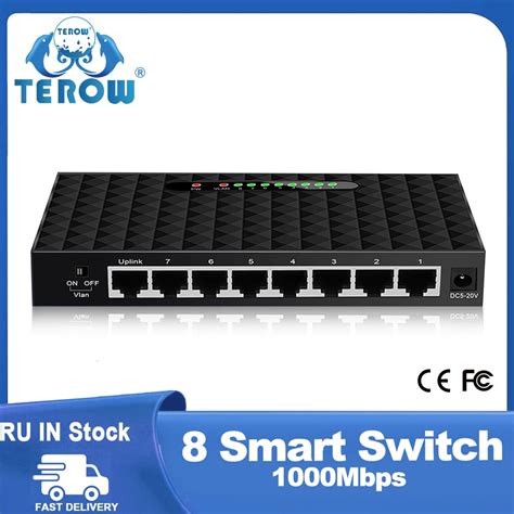 8 Port Gigabit Network Switch 10 100 1000mbps Gigabit Ethernet Network Switch Lan Hub High