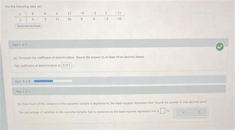 Solved For The Following Data Set Part 1 Of 2 A Compute