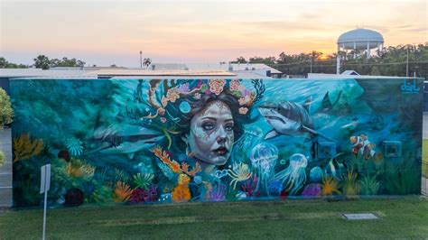 2025 Darwin Street Art Festival Sees Crocs Climbing Up The Walls Gold