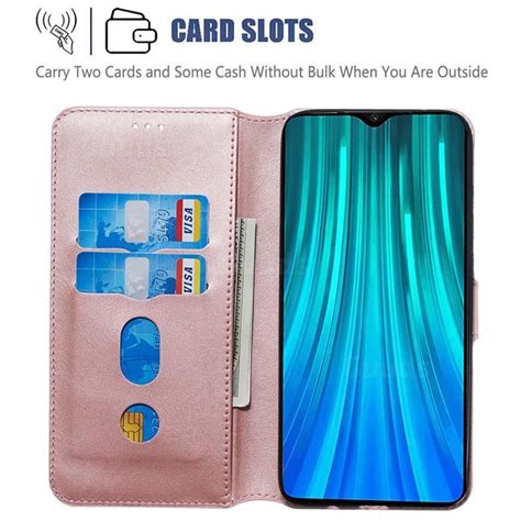 Retro Calf Matte Leather Wallet Phone Case For Mi Xiaomi Redmi Note Pro Pink Xiaomi Redmi