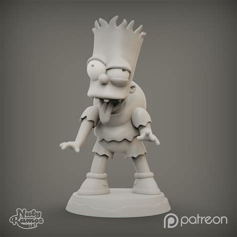 Bart Simpson Monstruo 3d Model 3d Printable Cgtrader