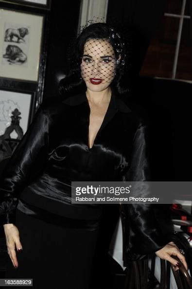 Dita Von Teese Attends The Dita Von Teese Intimate Dinner Party To