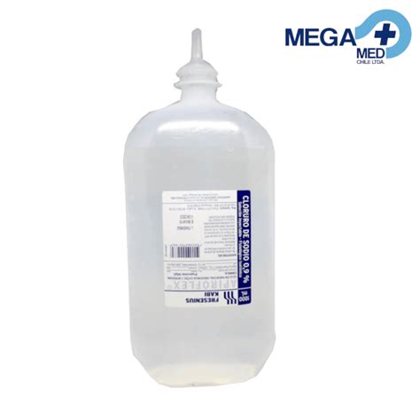 Suero Fisiologico 1 Lt 09 Nacl Megamed Chile Ltda