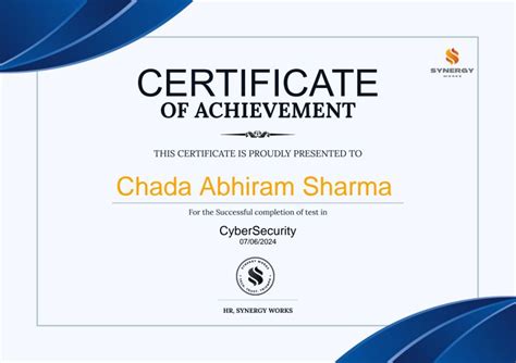 Cybersecurity Ethicalhacking Certification Synergyworks Programming Achievementunlocked