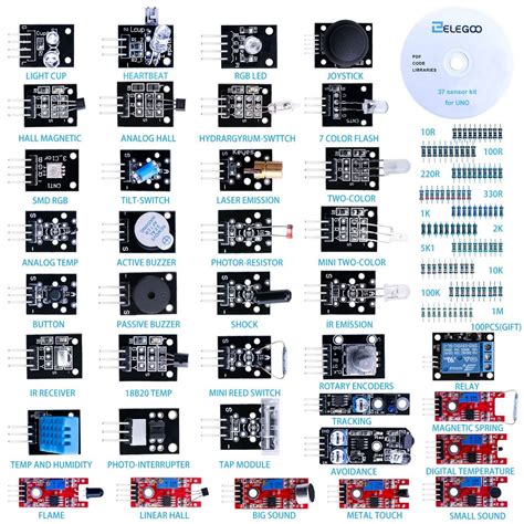 Kit Elegoo El Kit Modulo Sensor En Para Arduino