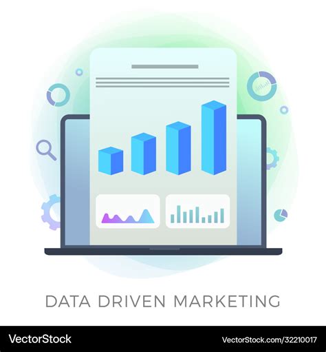 Data Driven Marketing Flat Icon Royalty Free Vector Image Data Driven Marketing Flat Icon Royalty Free Vector Image